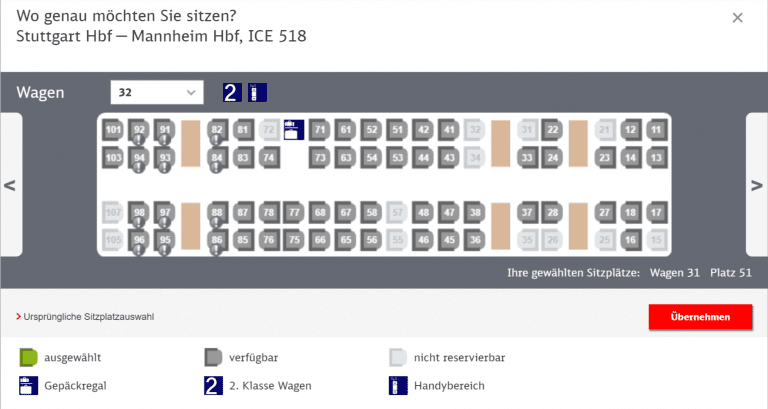 Alle Infos und Tipps zur Sitzplatzreservierung bei der Bahn