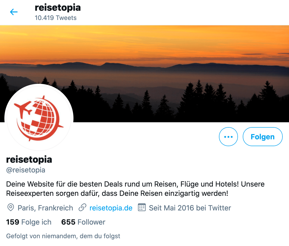 So folgt Ihr reisetopia