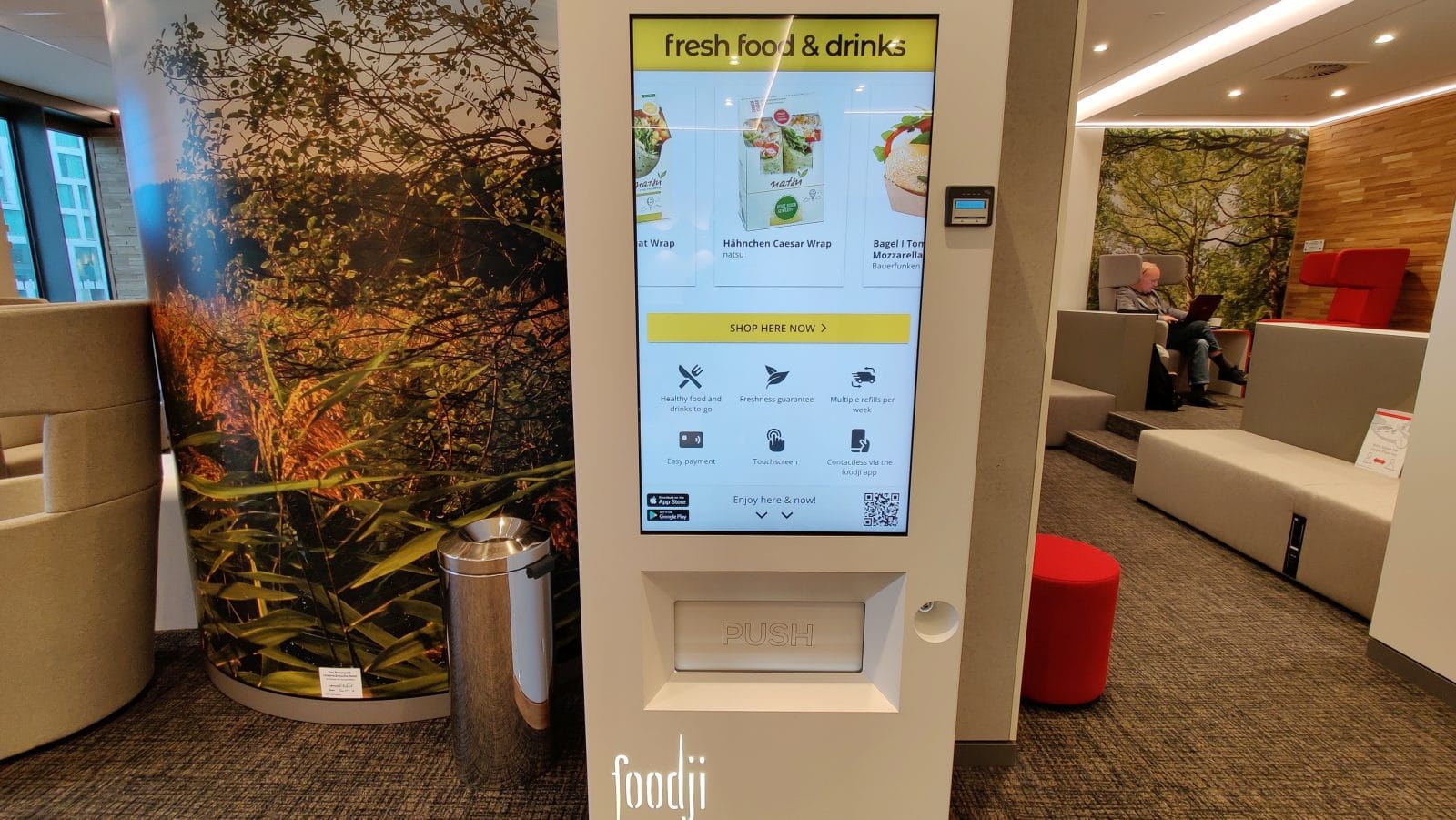 Erste Eindrücke der neuen Bahn Lounge in Berlin