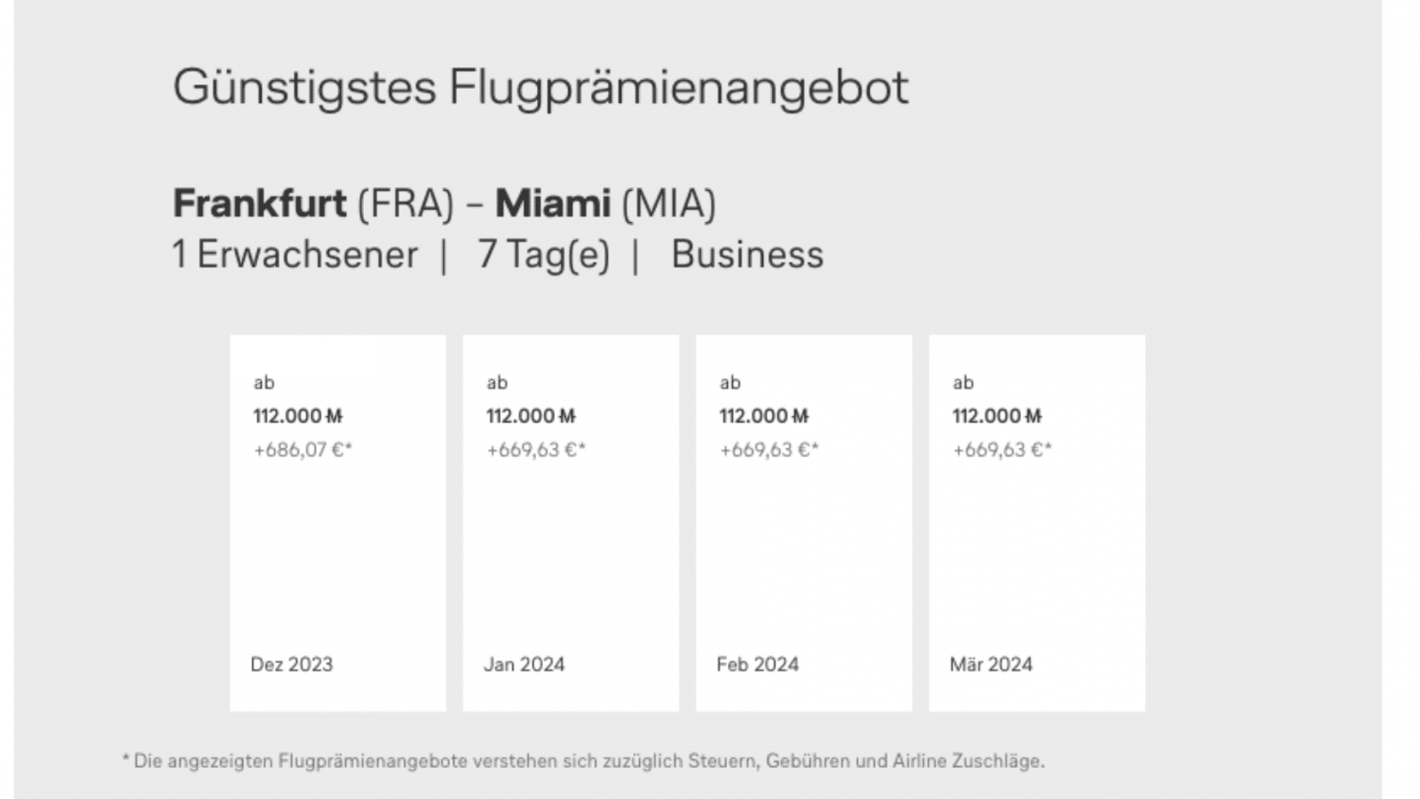 PartnerPlus Benefits Program: Business Class nach Miami | reisetopia