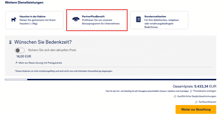 Lufthansa PartnerPlusBenefit - Alles zum Firmen-Bonusprogramm 2026
