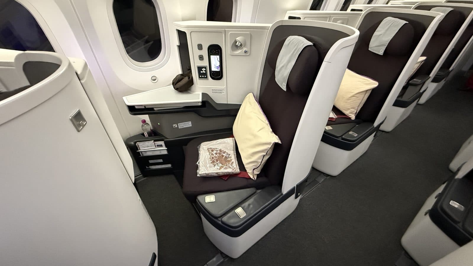 Erste Eindrücke aus der Air India Business Class inklusive Bildern