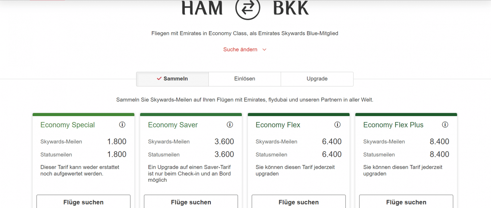 Meine Erfahrungen mit dem Emirates Skywards Silver Status